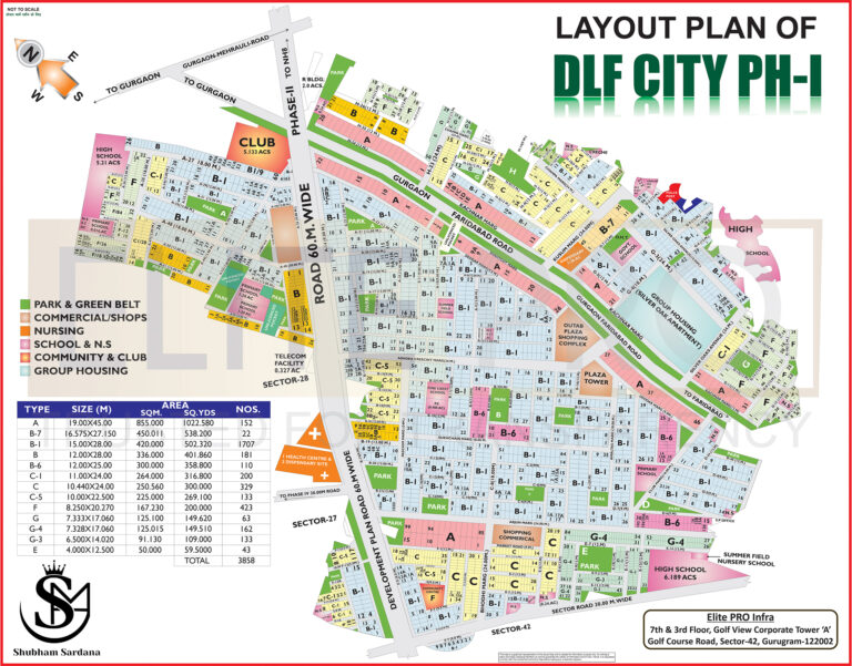 DLF City Maps - Get all the maps of Gurgaon Residential and Commercial