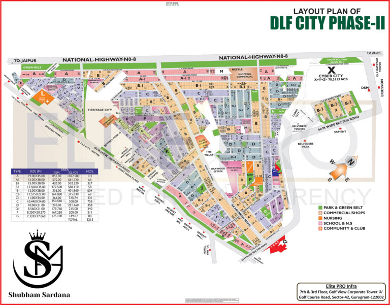 DLF City Maps - Get all the maps of Gurgaon Residential and Commercial