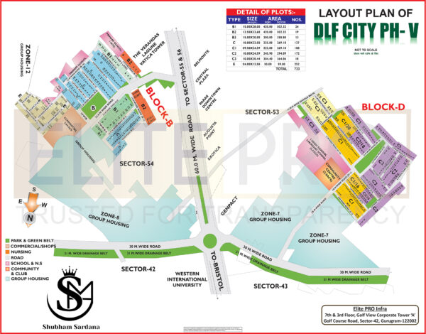 DLF City Maps - Get all the maps of Gurgaon Residential and Commercial