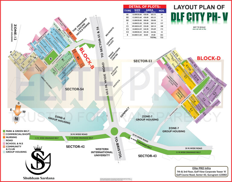 DLF City Maps - Get all the maps of Gurgaon Residential and Commercial