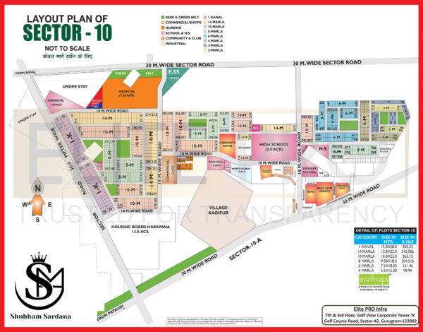 HUDA Sector Maps - Get All the Maps of HUDA Sectors in Gurgaon