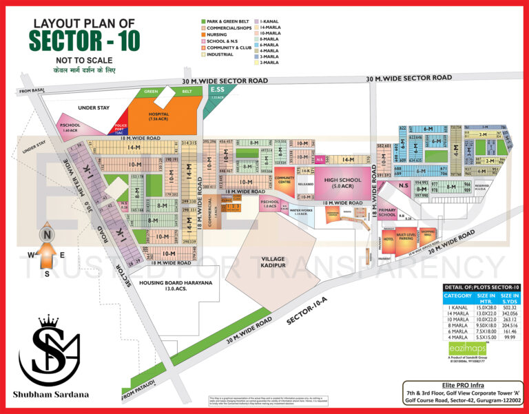 HUDA Sector Maps - Get All the Maps of HUDA Sectors in Gurgaon