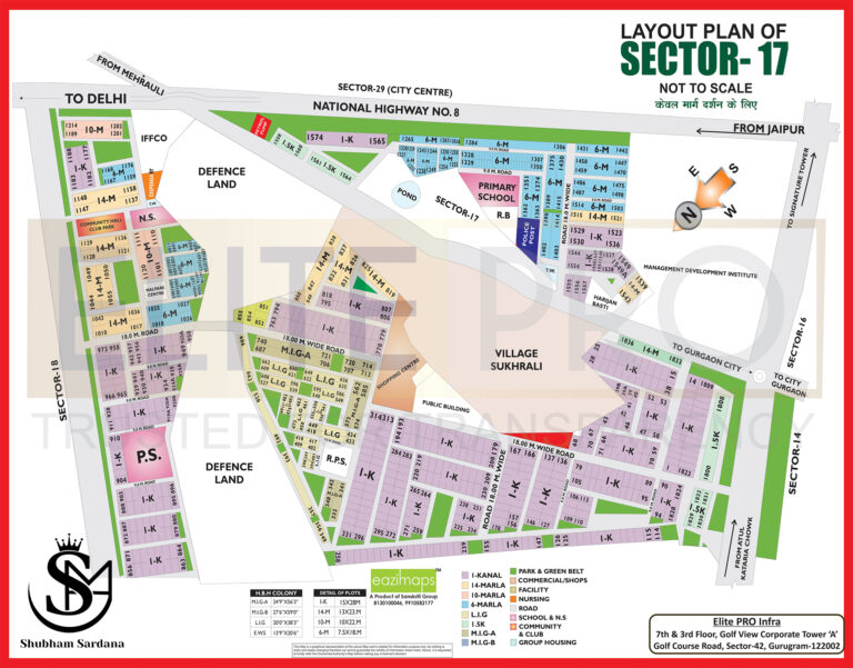 HUDA Sector Maps - Get All the Maps of HUDA Sectors in Gurgaon