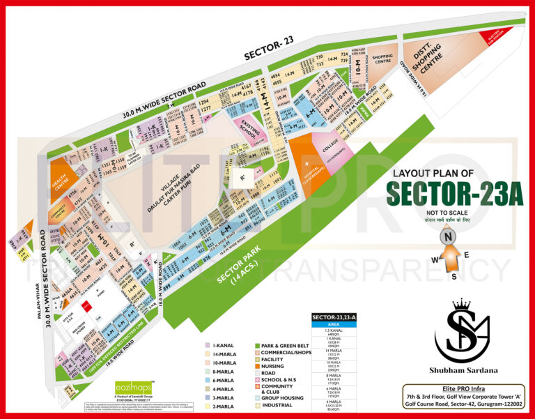 HUDA Sector Maps - Get All the Maps of HUDA Sectors in Gurgaon