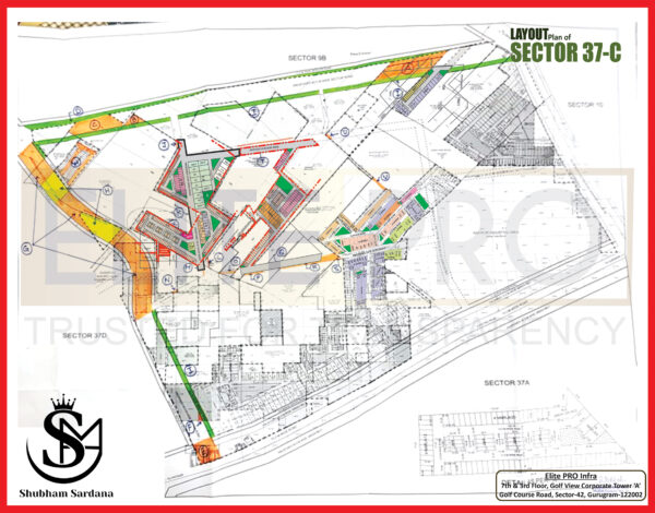 HUDA Sector Maps - Get All the Maps of HUDA Sectors in Gurgaon