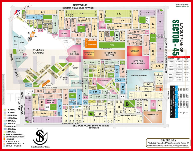 HUDA Sector Maps - Get All the Maps of HUDA Sectors in Gurgaon