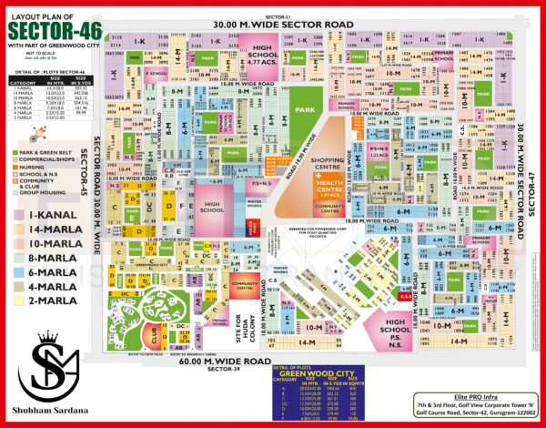 HUDA Sector Maps - Get All the Maps of HUDA Sectors in Gurgaon