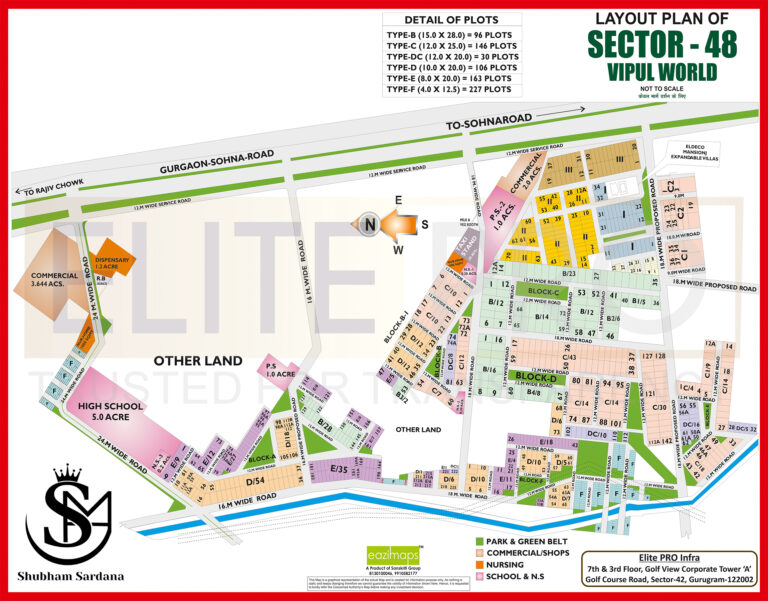 HUDA Sector Maps - Get All the Maps of HUDA Sectors in Gurgaon