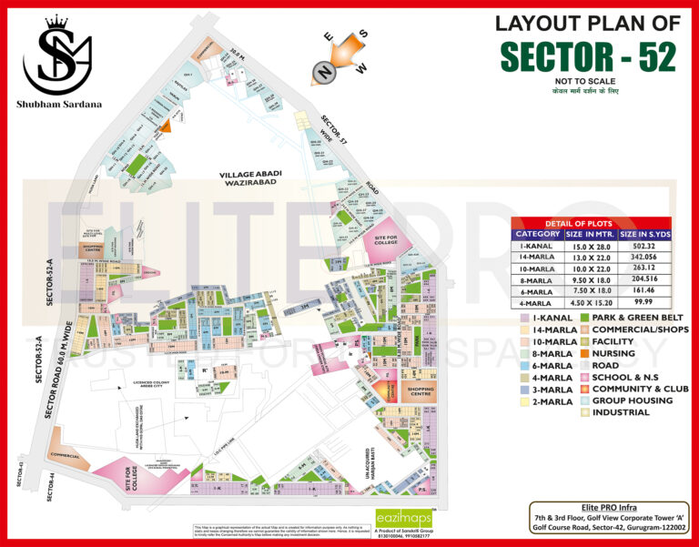 HUDA Sector Maps - Get All the Maps of HUDA Sectors in Gurgaon
