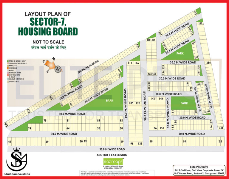 HUDA Sector Maps - Get All the Maps of HUDA Sectors in Gurgaon