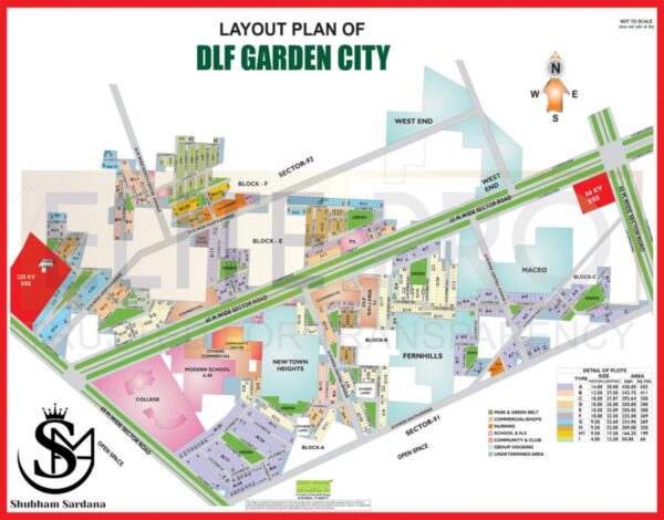 DLF City Maps - Get all the maps of Gurgaon Residential and Commercial