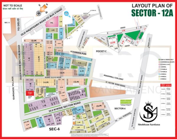 HUDA Sector Maps - Get All the Maps of HUDA Sectors in Gurgaon