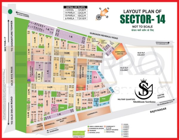 HUDA Sector Maps - Get All the Maps of HUDA Sectors in Gurgaon