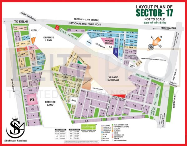 HUDA Sector Maps - Get All the Maps of HUDA Sectors in Gurgaon
