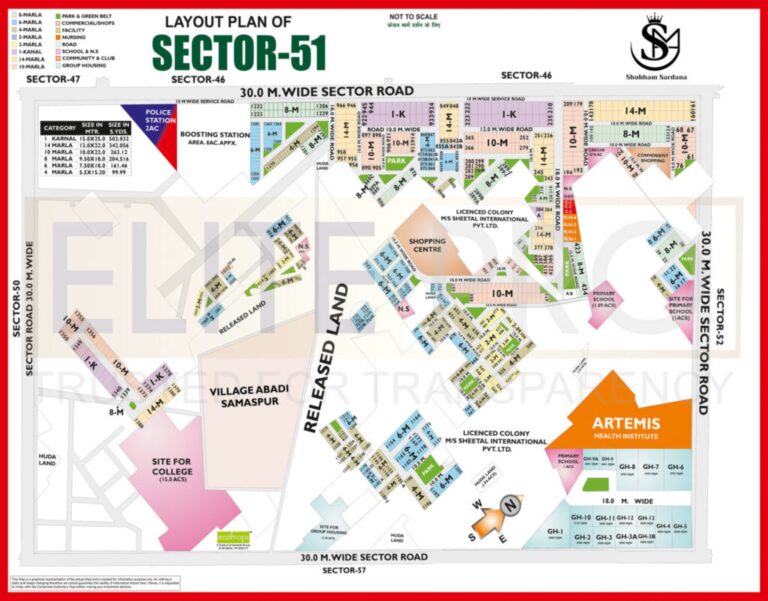 HUDA Sector Maps - Get All the Maps of HUDA Sectors in Gurgaon