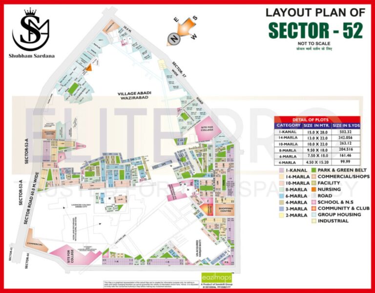 HUDA Sector Maps - Get All the Maps of HUDA Sectors in Gurgaon