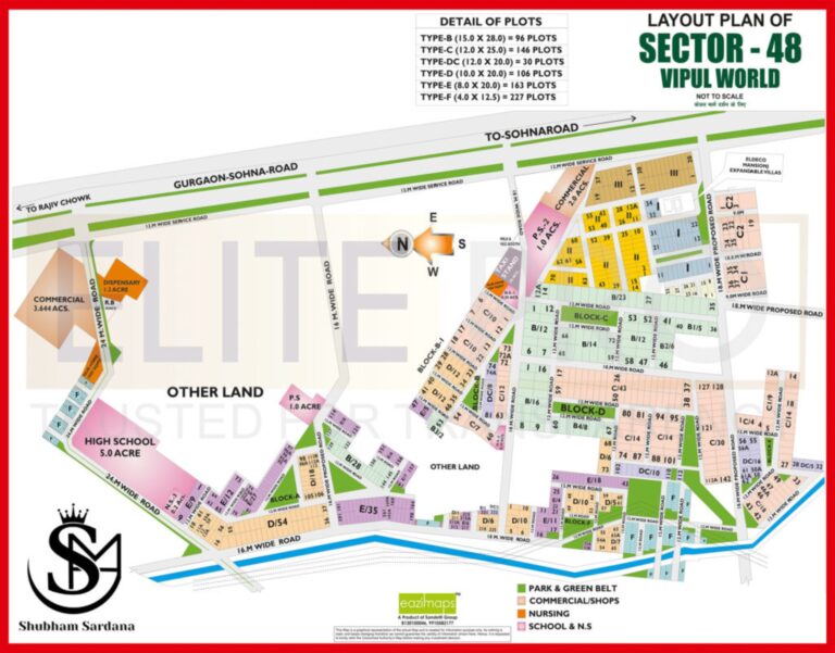 HUDA Sector Maps - Get All the Maps of HUDA Sectors in Gurgaon