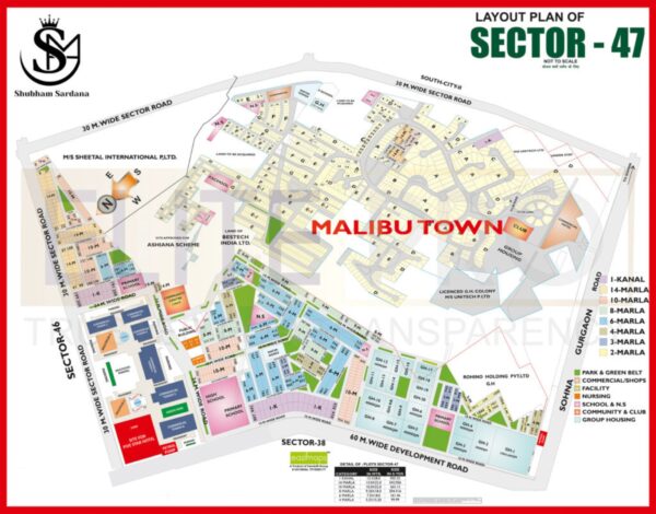 HUDA Sector Maps - Get All the Maps of HUDA Sectors in Gurgaon